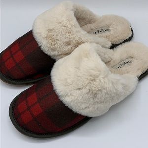 Coach | Shoes | Coach Luxurious Buffalo Plaid Slippers | Poshmark